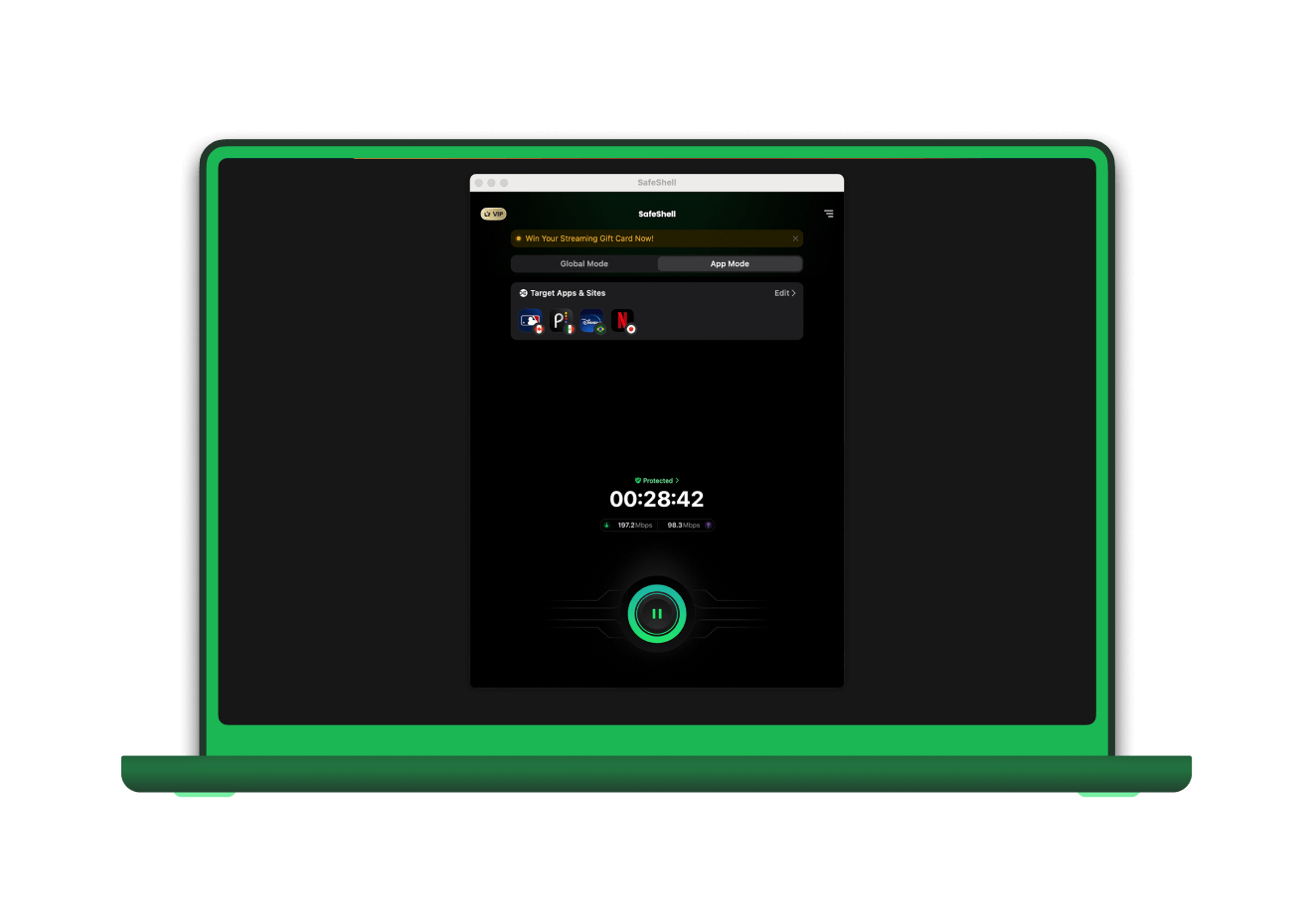 SafeShell VPN - Safe Passage to a Bigger World!